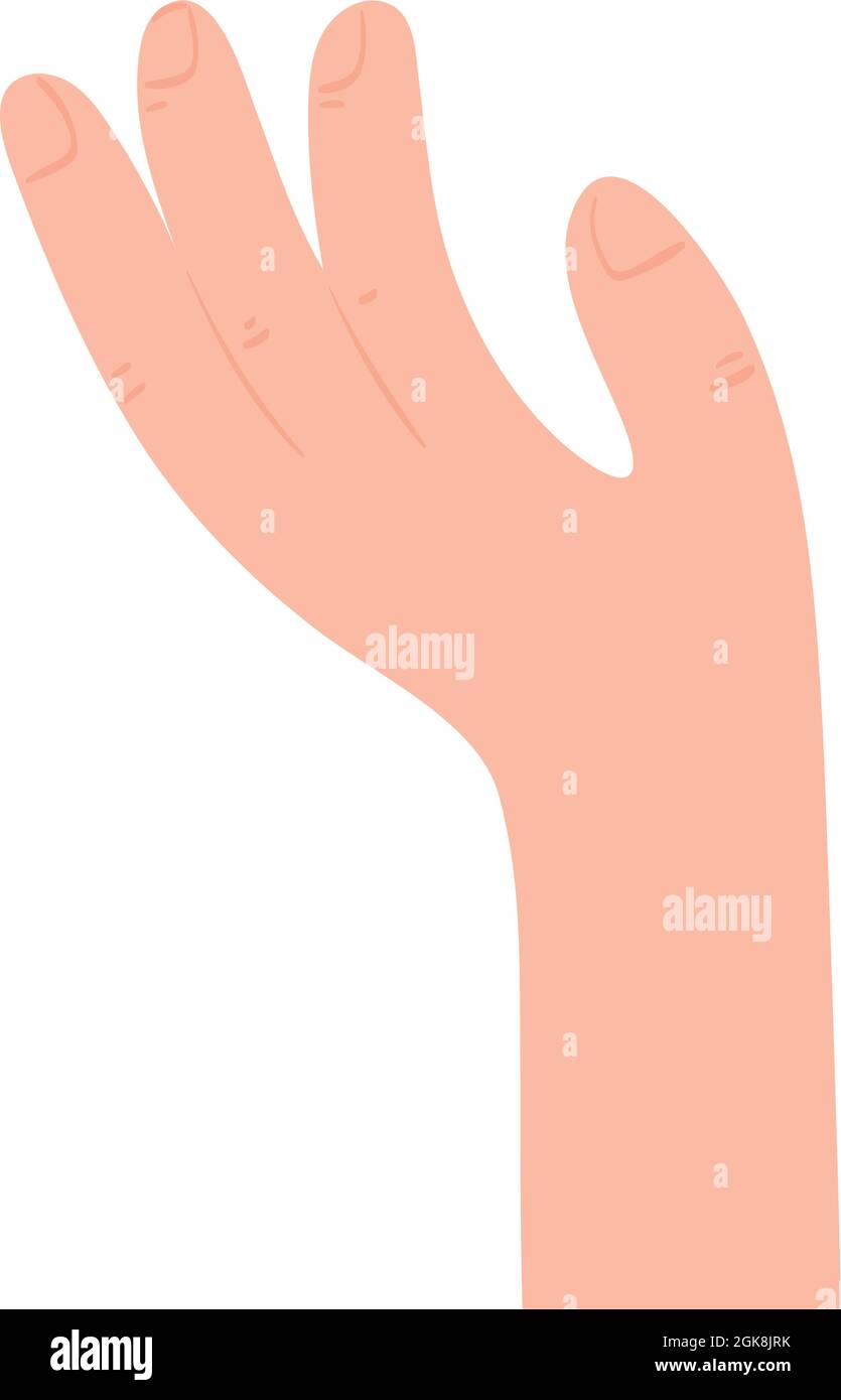 raised hand gesture Stock Vector Image & Art - Alamy