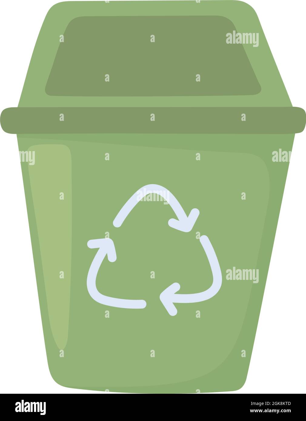 recycle trash can Stock Vector Image & Art - Alamy
