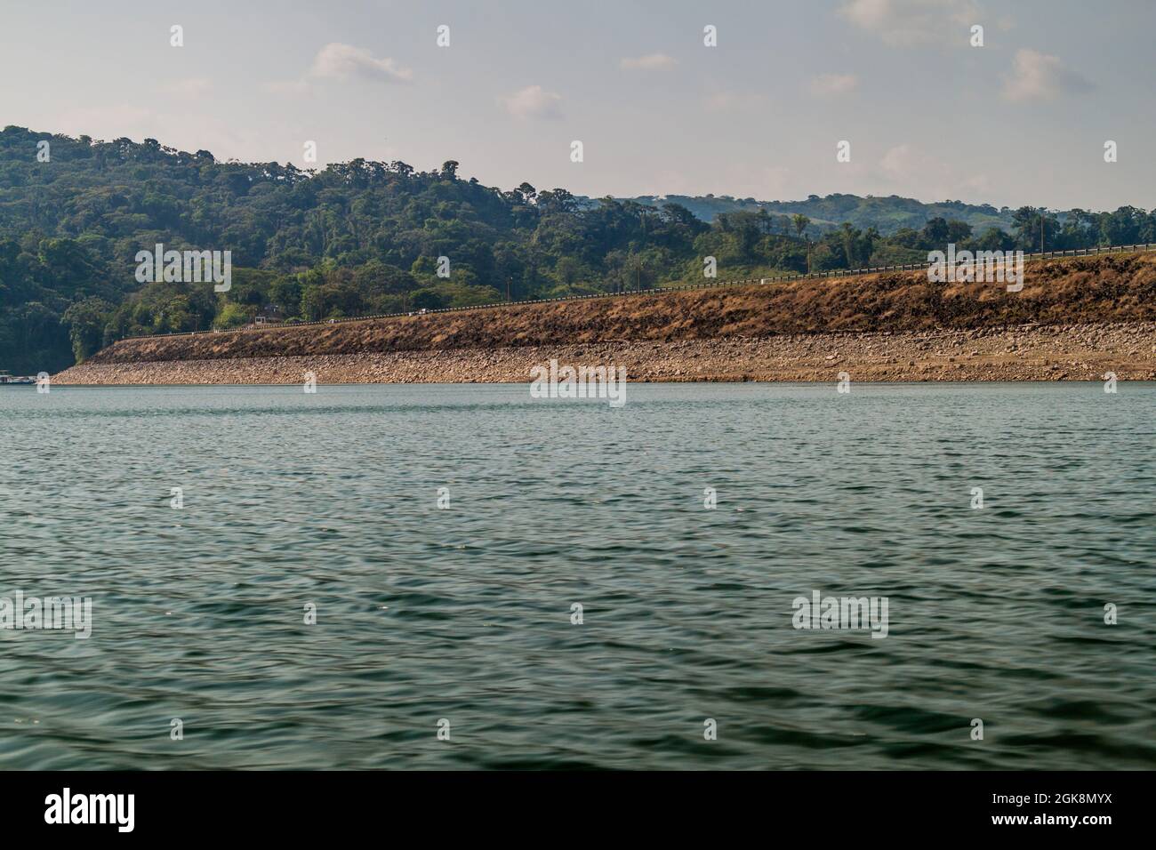 Dam of Laguna de Arenal reservoir, Costa Rica Stock Photo - Alamy