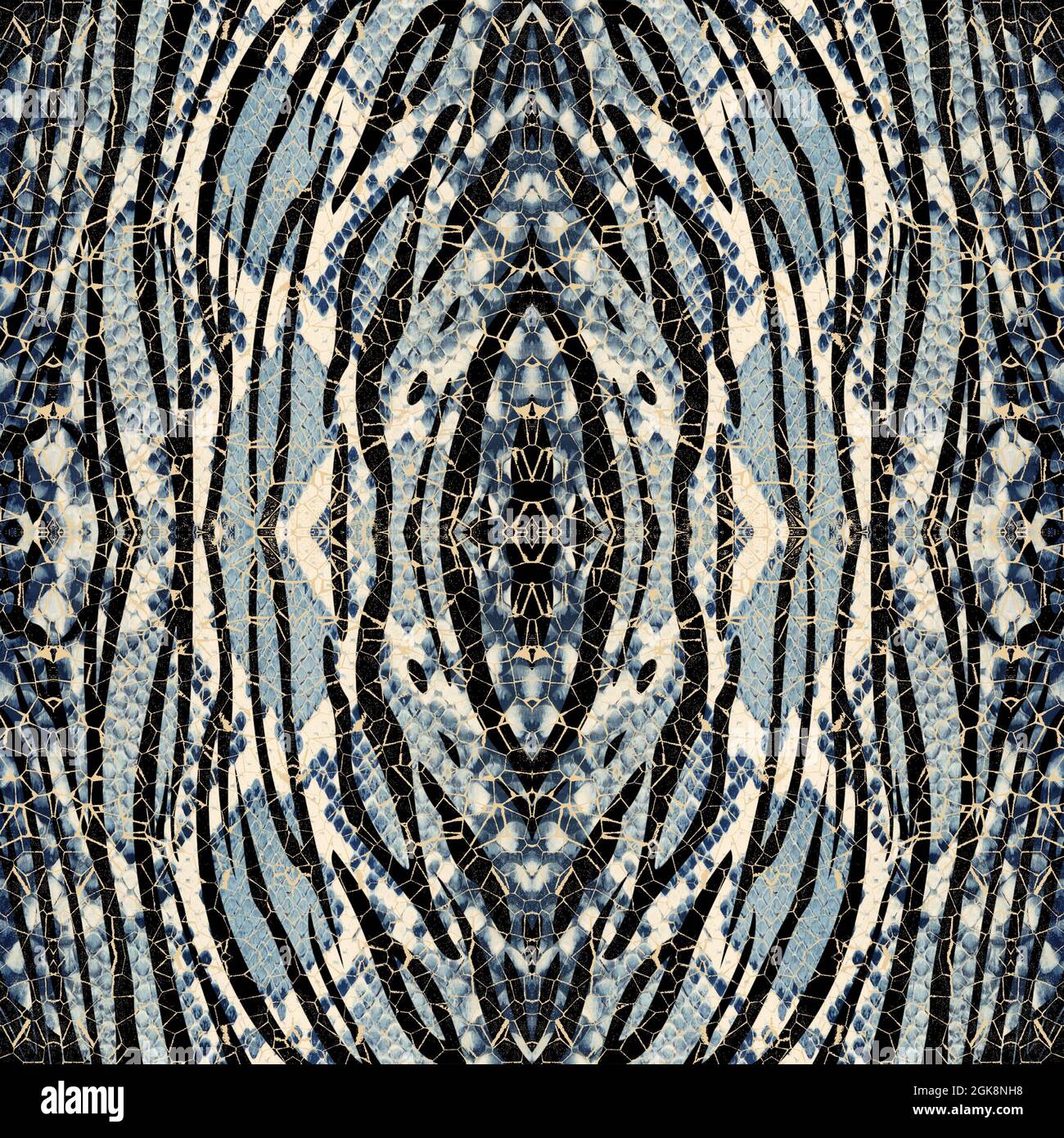 Tiger Snake Skin Pattern