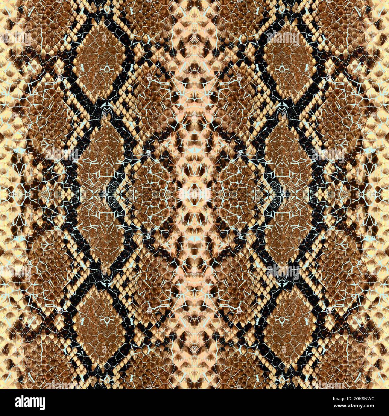 Seamless Snake and Tiger Skin Texture Pattern for Fabric Print Stock ...