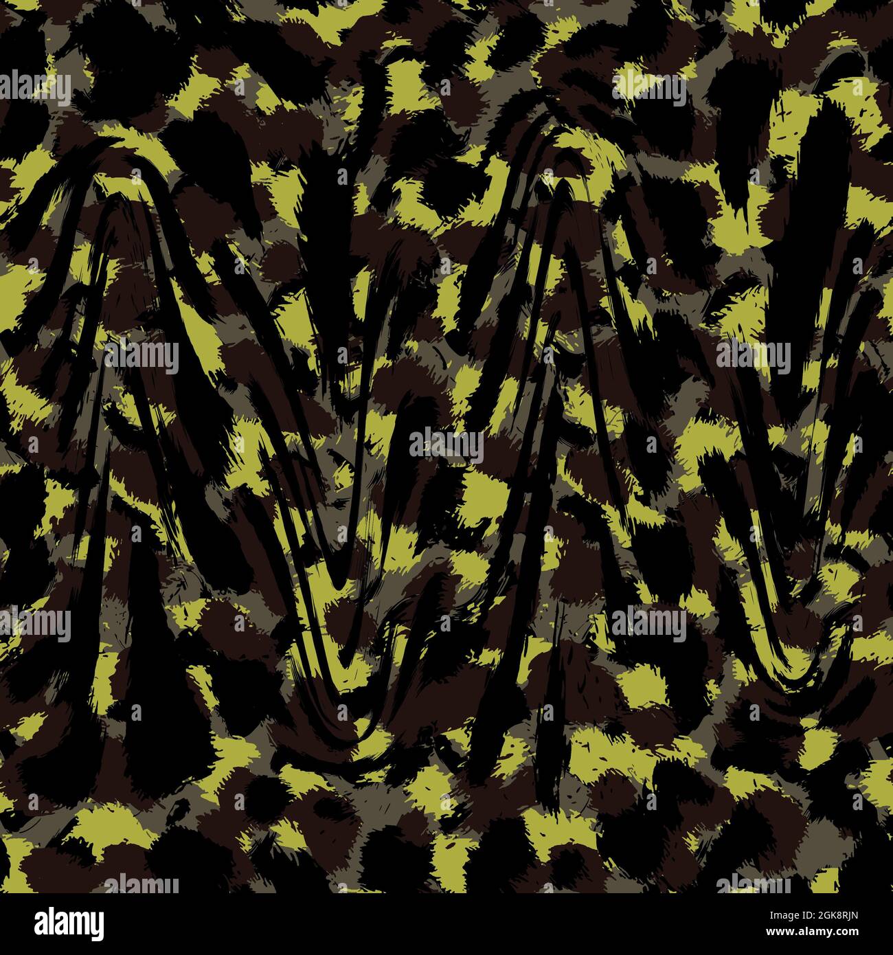 Seamless Leopard and Fur Pattern Print like Camouflage Design Stock ...