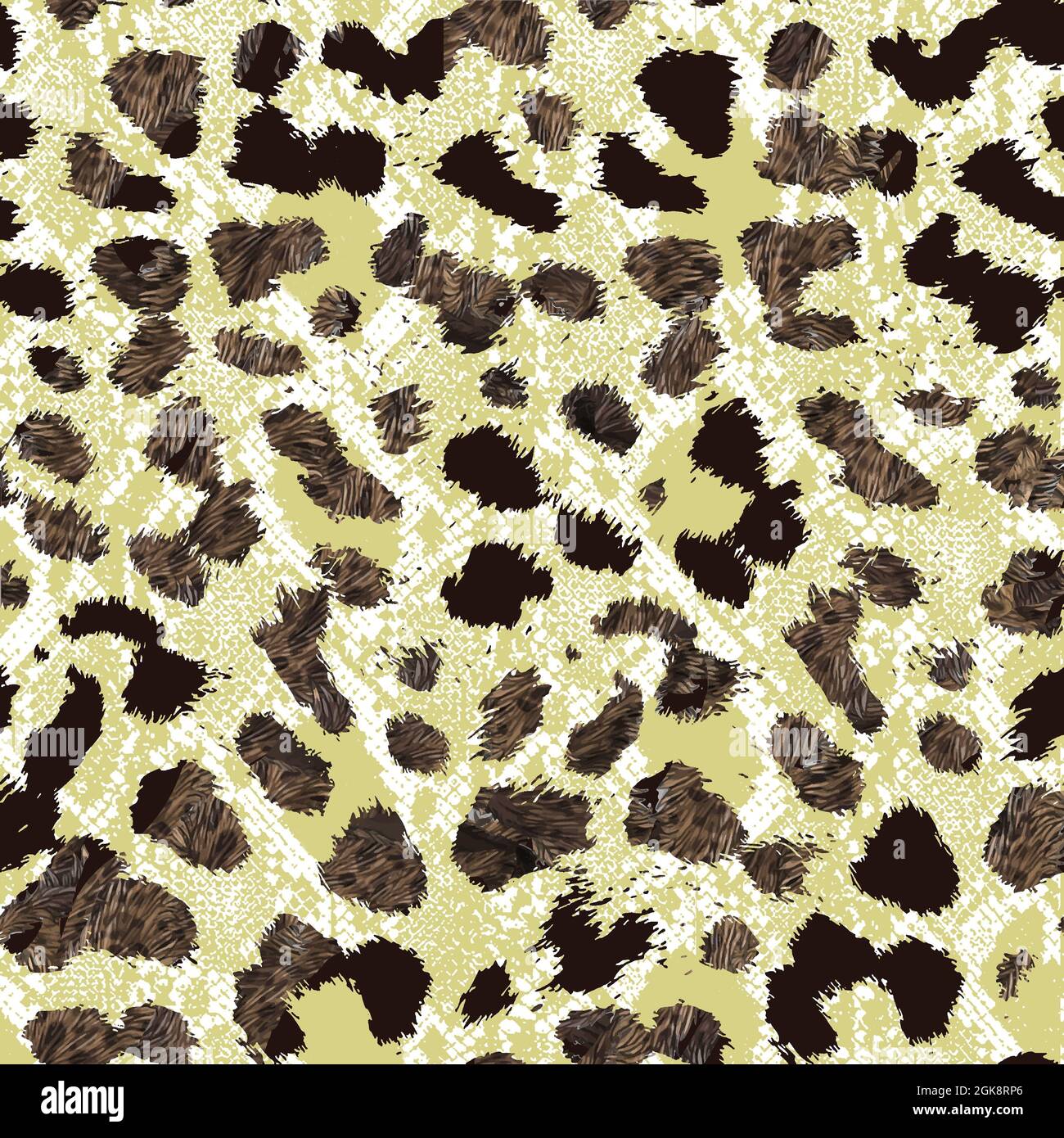 Seamless colored leopard print pattern Stock Photo - Alamy
