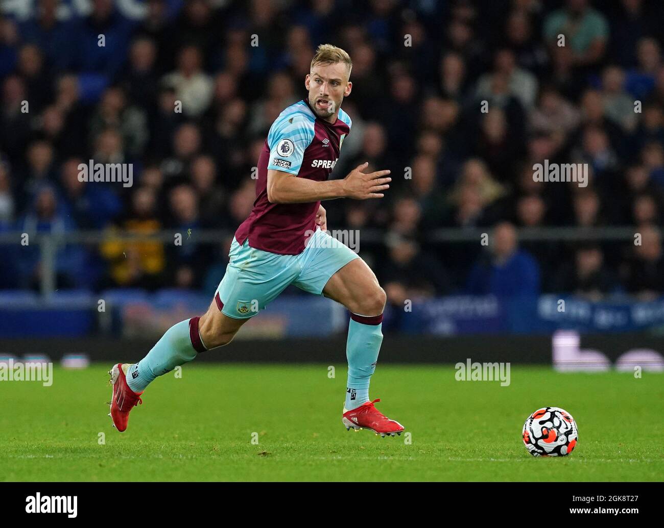 Burnley's Charlie Taylor during the Premier League match at Goodison ...