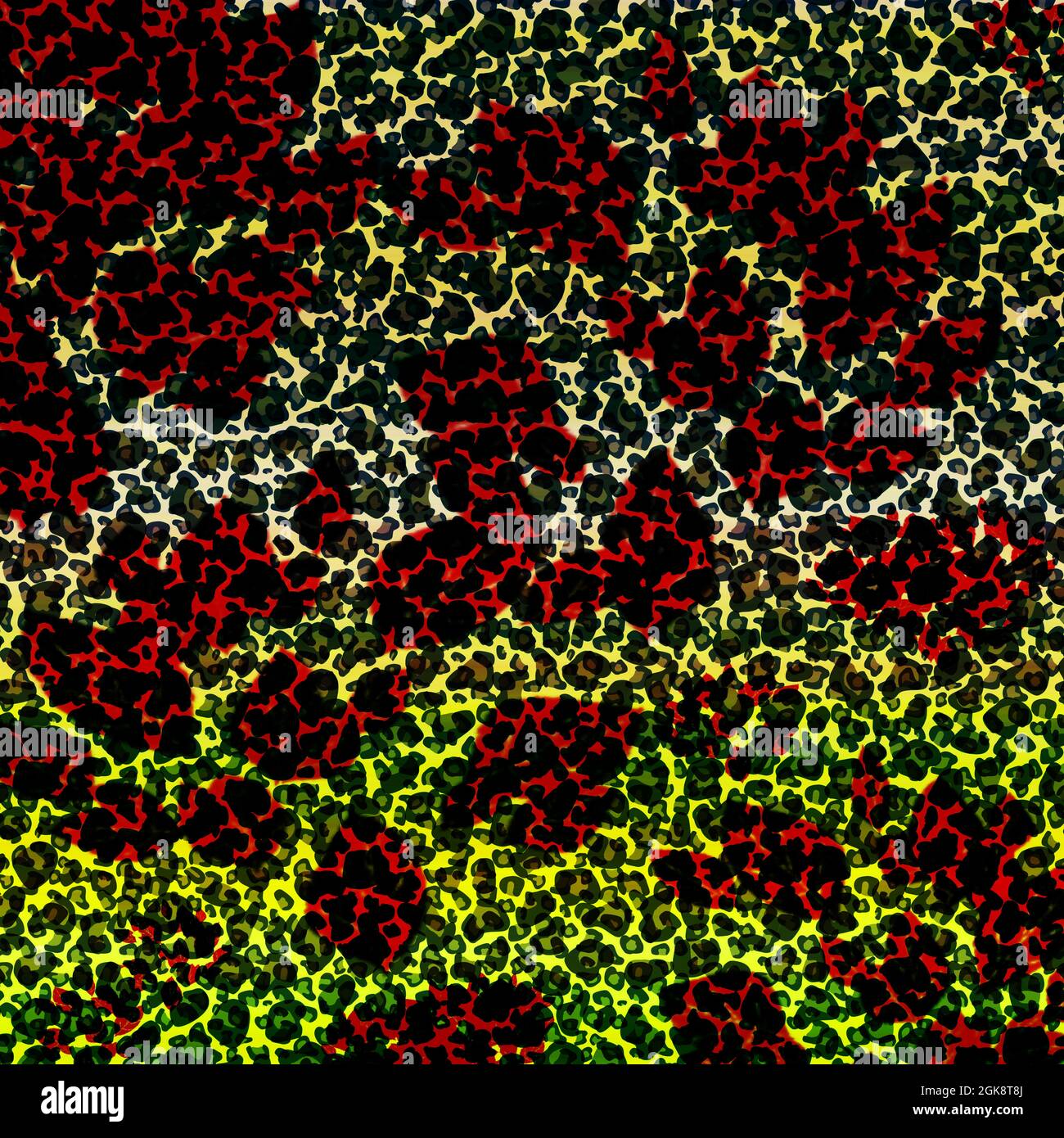 Seamless colored leopard print pattern Stock Photo - Alamy