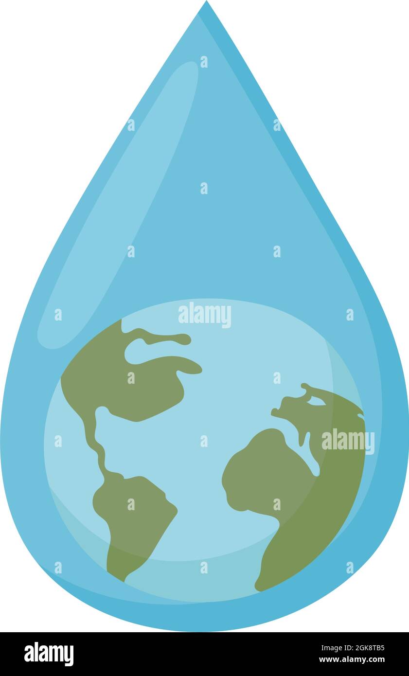 water drop with planet Stock Vector Image & Art - Alamy