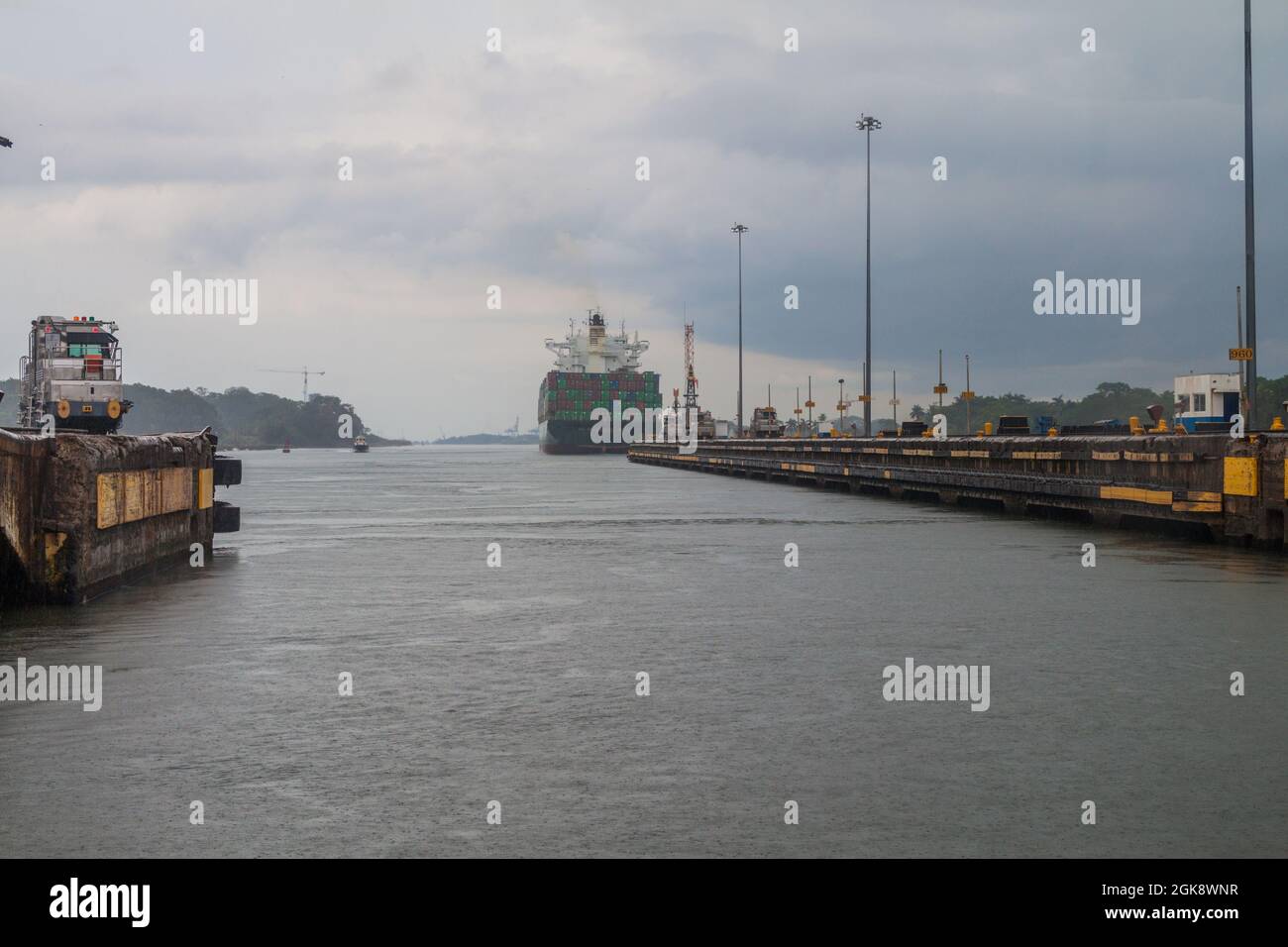 Gatun Locks, part of Panama Canal Stock Photo - Alamy