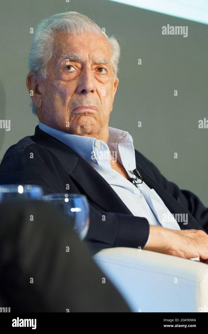 Nobel Literature Prize laureate Mario Vargas Llosa attends the ...