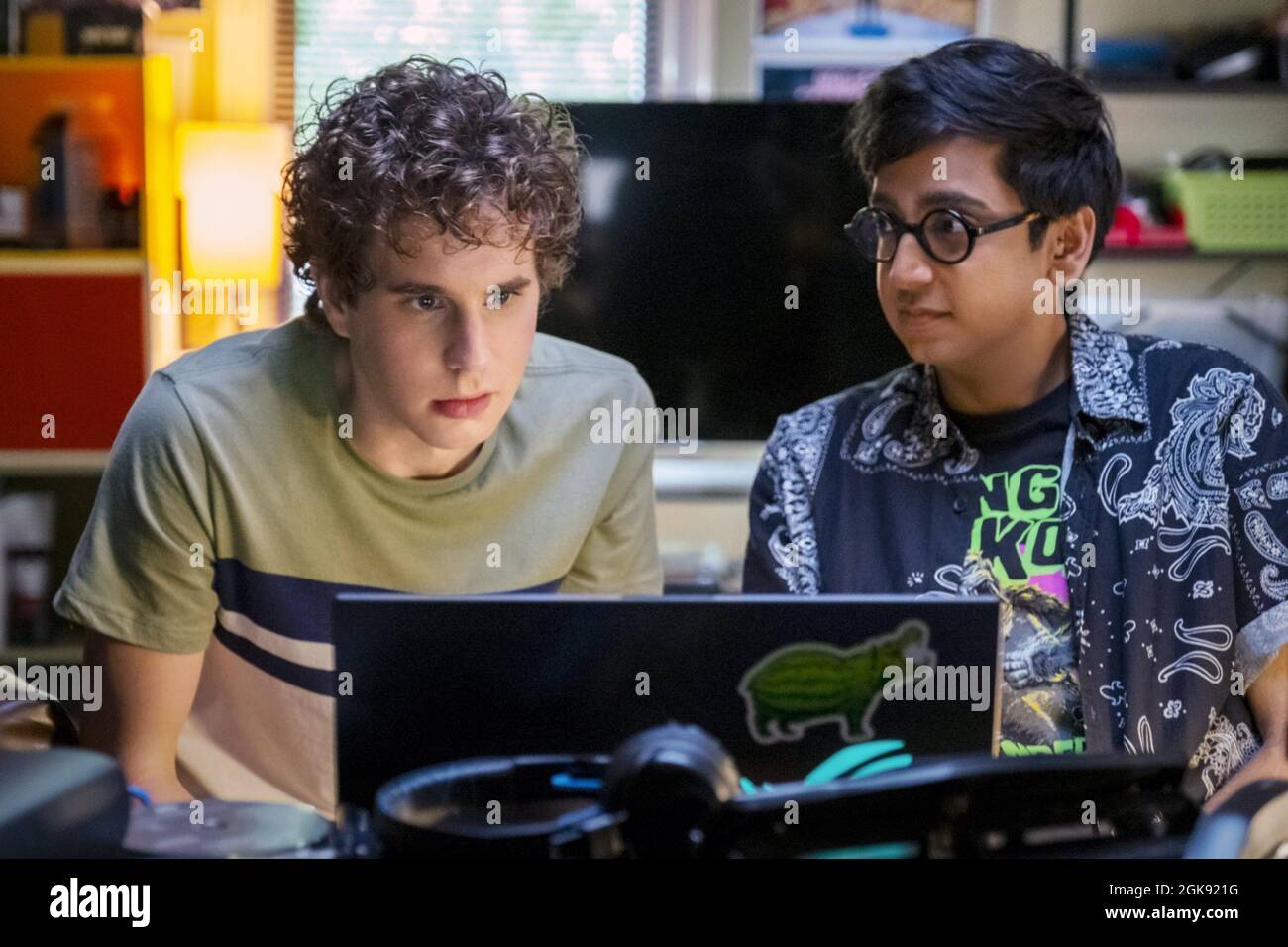 DEAR EVAN HANSEN, from left: Ben Platt, Nik Dodani, 2021. ph: Erika ...