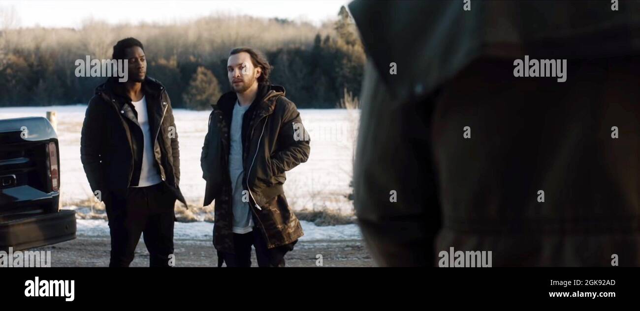 I'LL TAKE YOUR DEAD, from left: Brandon McKnight, Ari Millen, Aidan ...