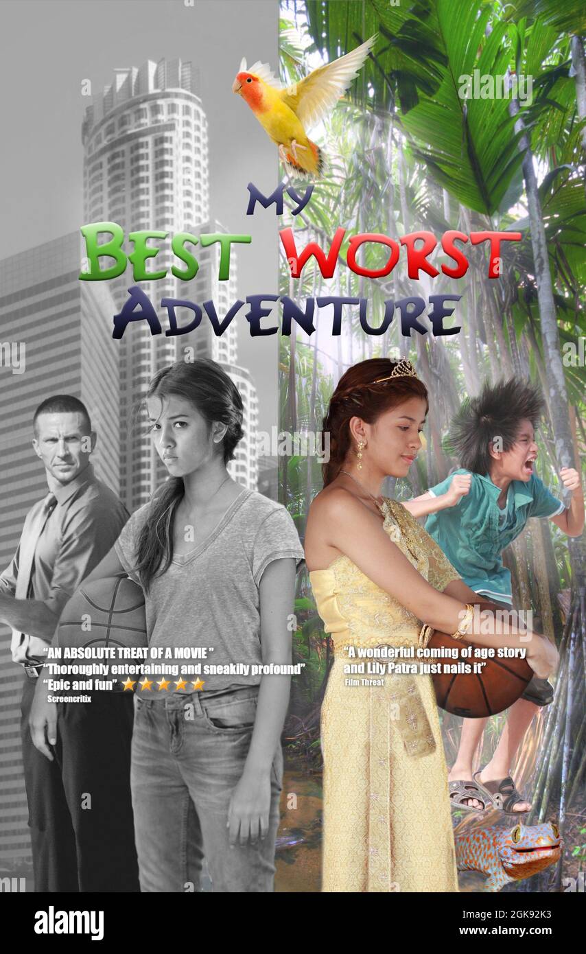 MY BEST WORST ADVENTURE, poster, left: Eoin O'Brien, center: Lily Patra ...
