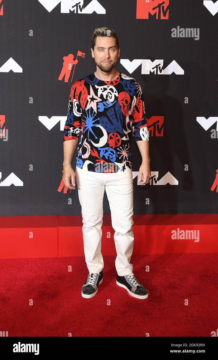New York, USA. 12th Sep, 2021. Lance Bass attends the 2021 MTV Video ...
