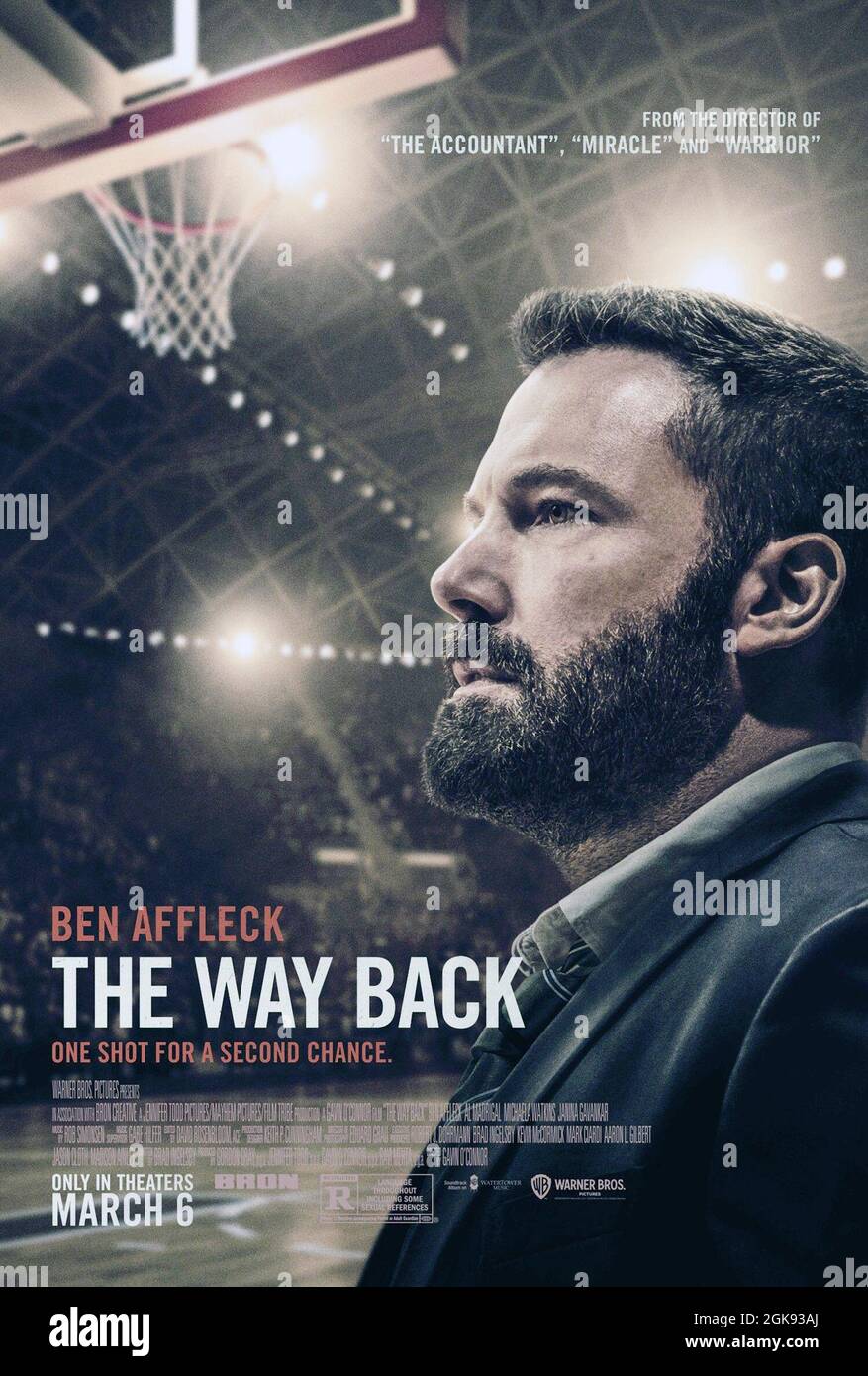 THE WAY BACK, US advance poster, Ben Affleck, 2020. © Warner Bros ...