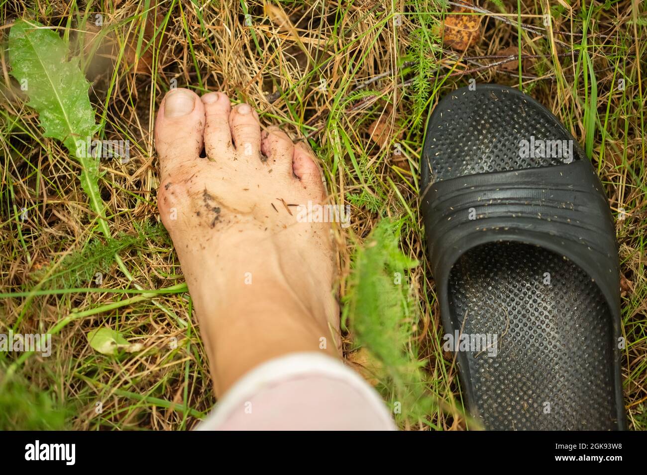 With mud covered footwear hi-res stock photography and images - Alamy