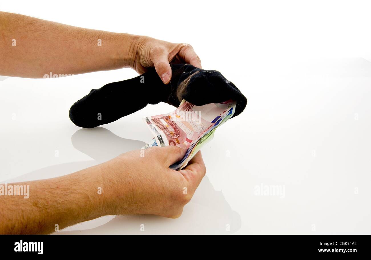 Money socks hi-res stock photography and images - Alamy