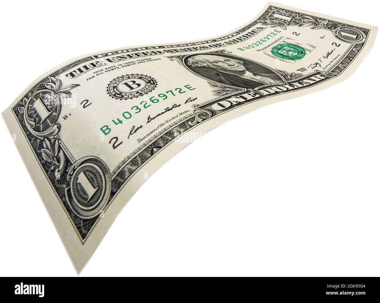 1 Dollar bill, USA Stock Photo - Alamy