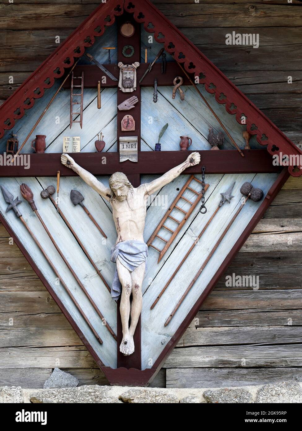 Jesus christ hanging on cross hi-res stock photography and images - Alamy