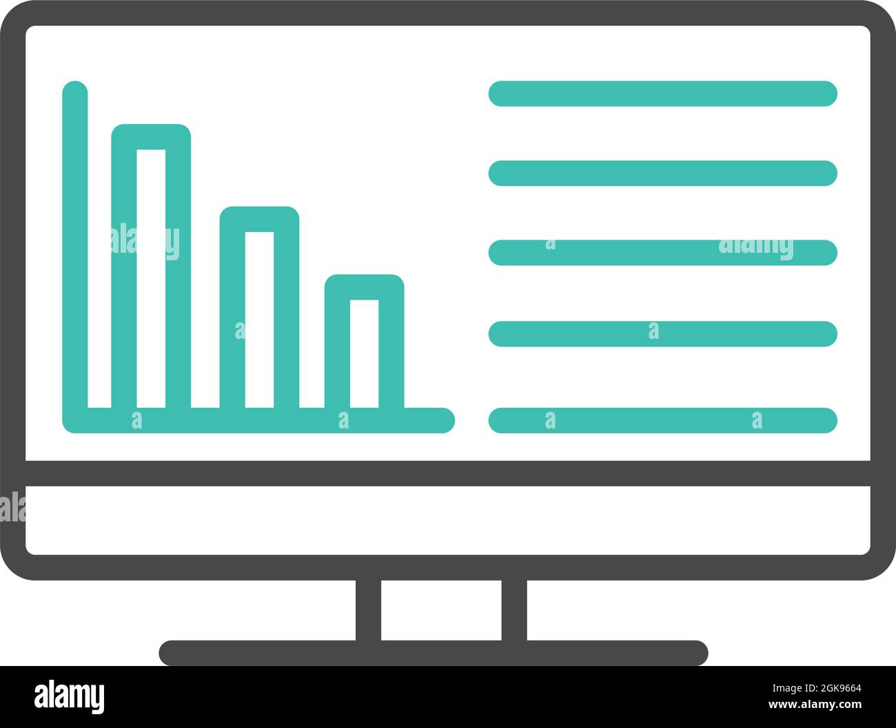 computer chart analysis Stock Vector Image & Art - Alamy