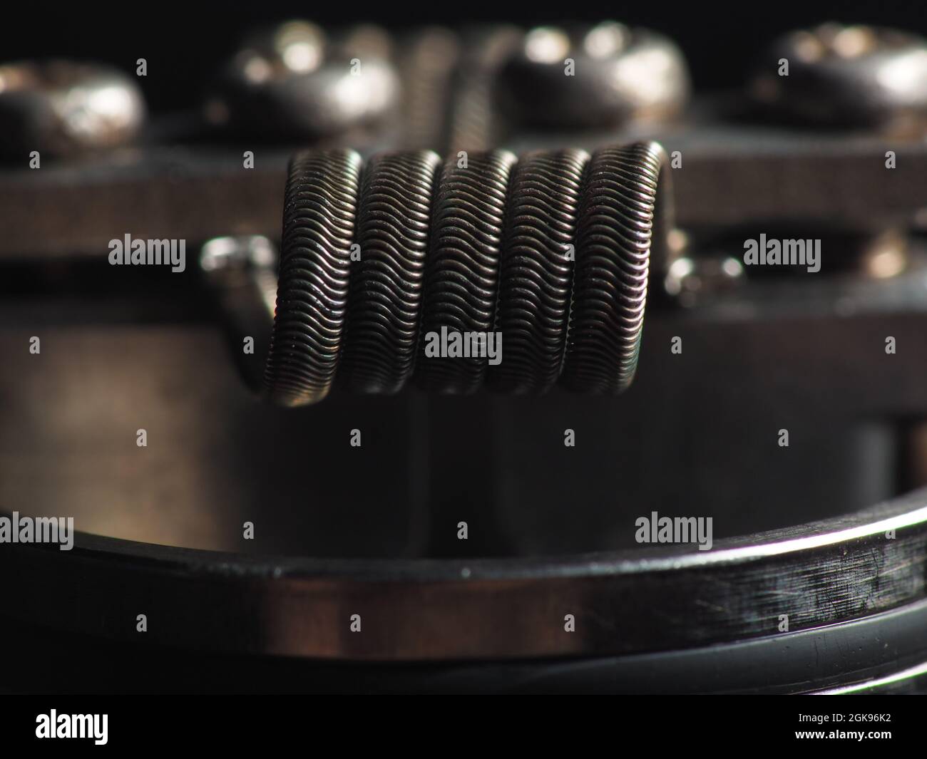 Close up shoot of vape / e cigarette. New innovation to change ...