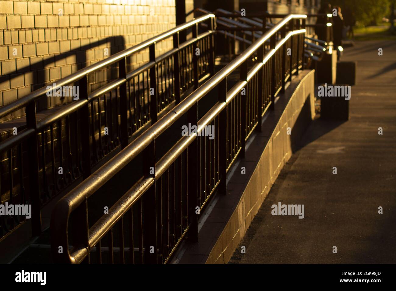 Disabled lift. Entrance to the building for people with disabilities ...