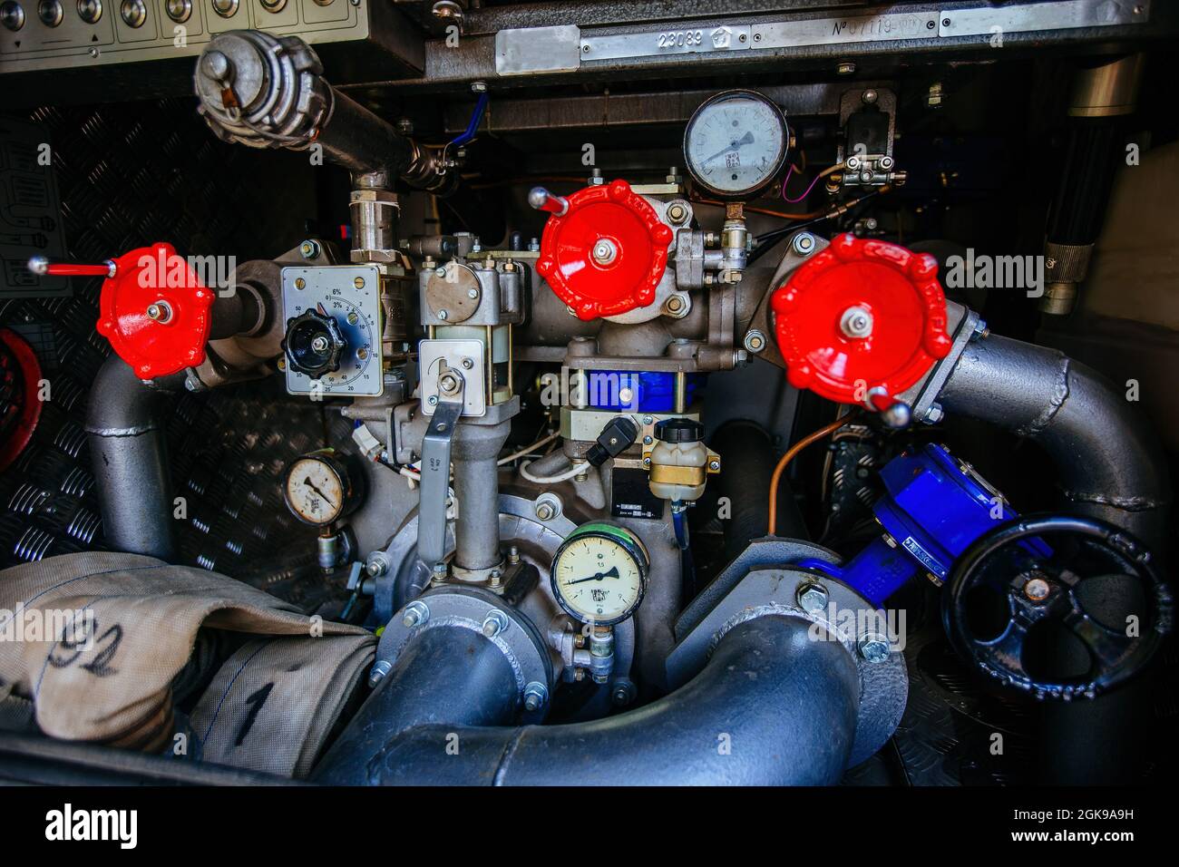 Fire truck dashboard hi-res stock photography and images - Alamy