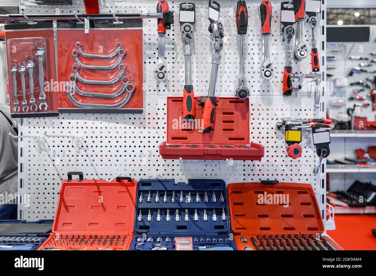 Different tools presented in store Stock Photo - Alamy