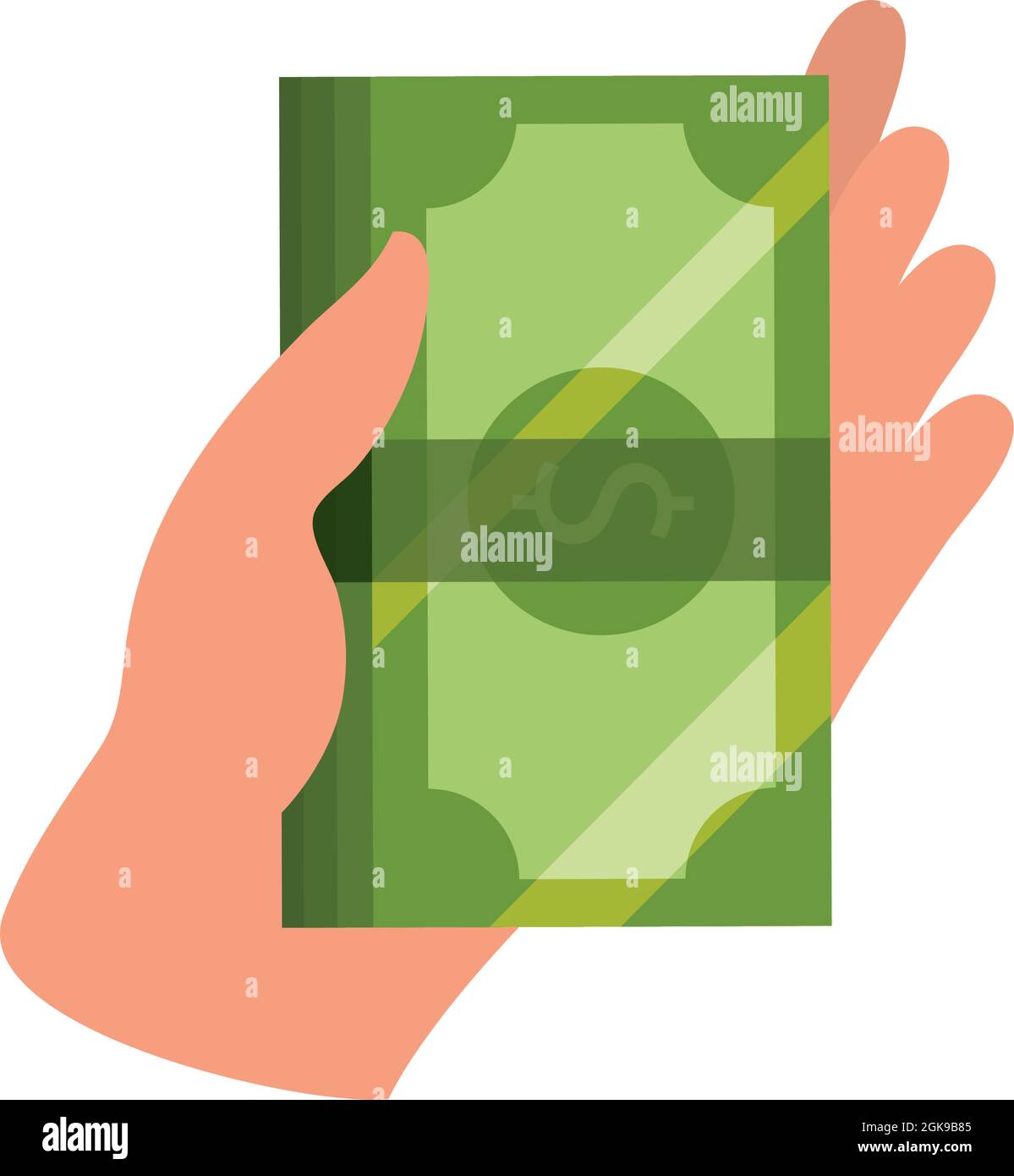 hand with money Stock Vector Image & Art - Alamy