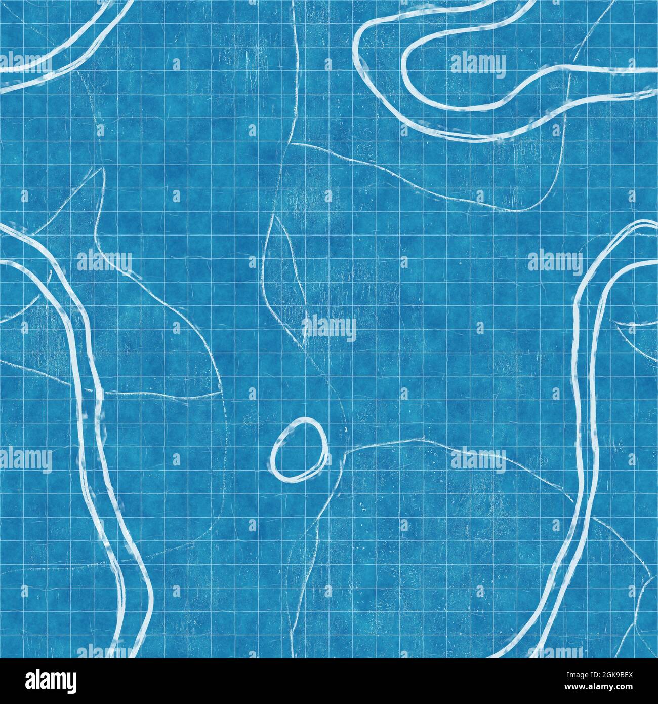 Seamless bright blue blueprint pattern for textile and print Stock ...