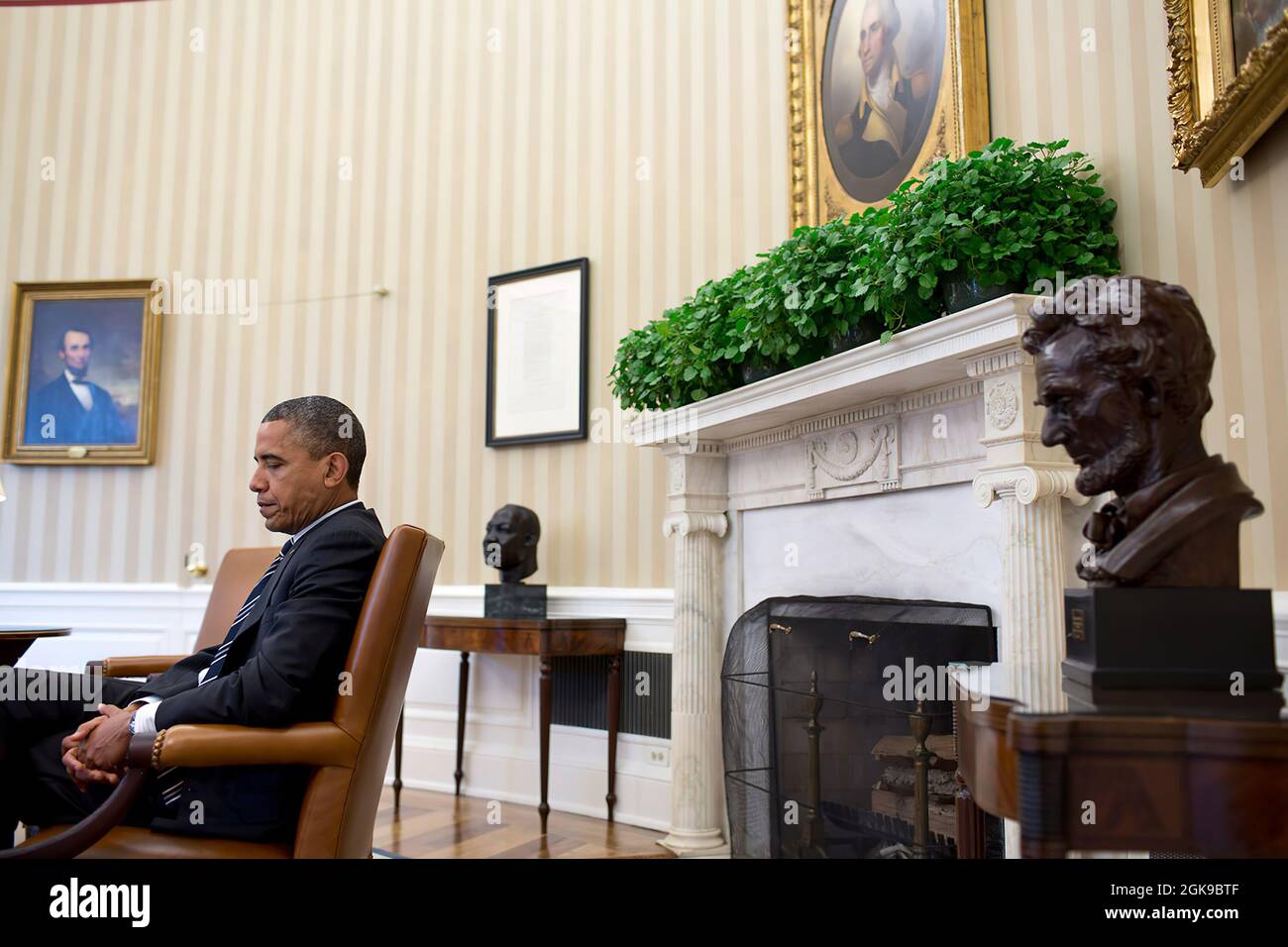 Sept. 28, 2012"A candid portrait of the President during a meeting ...