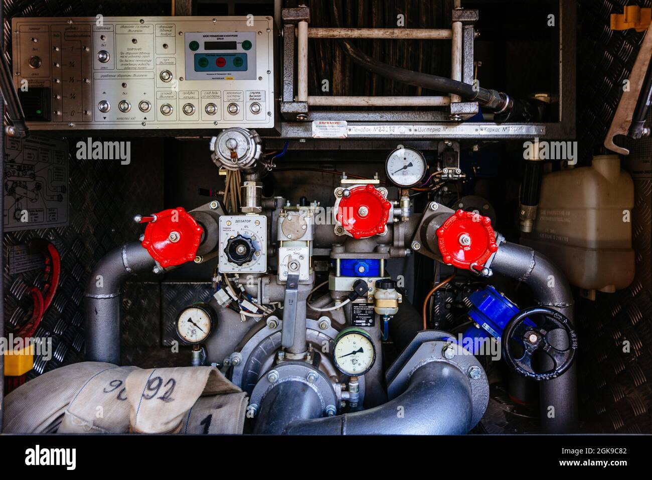 Fire truck dashboard hi-res stock photography and images - Alamy