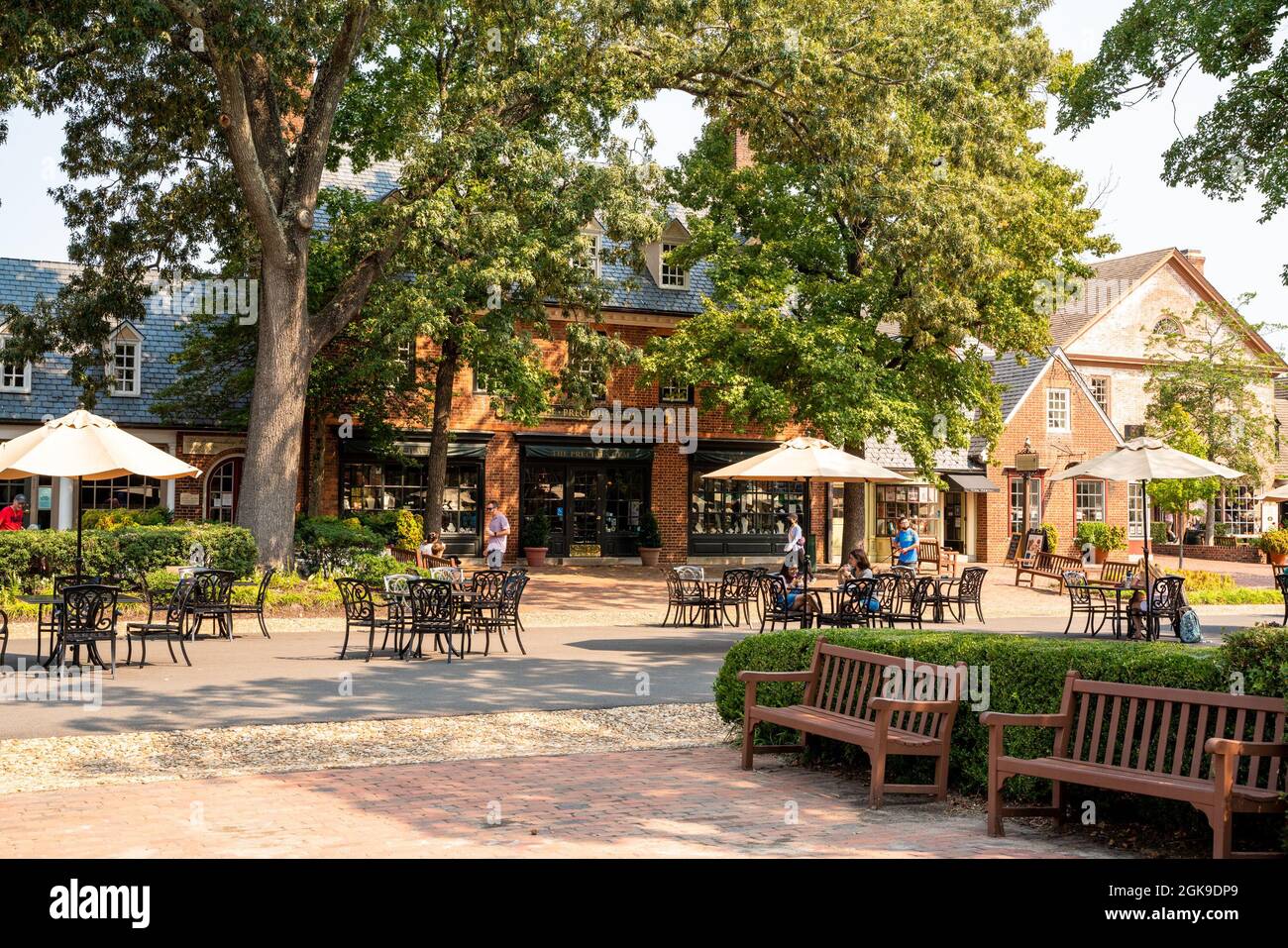 Williamsburg, Virginia, USA - September 12, 2021: Street scene from ...