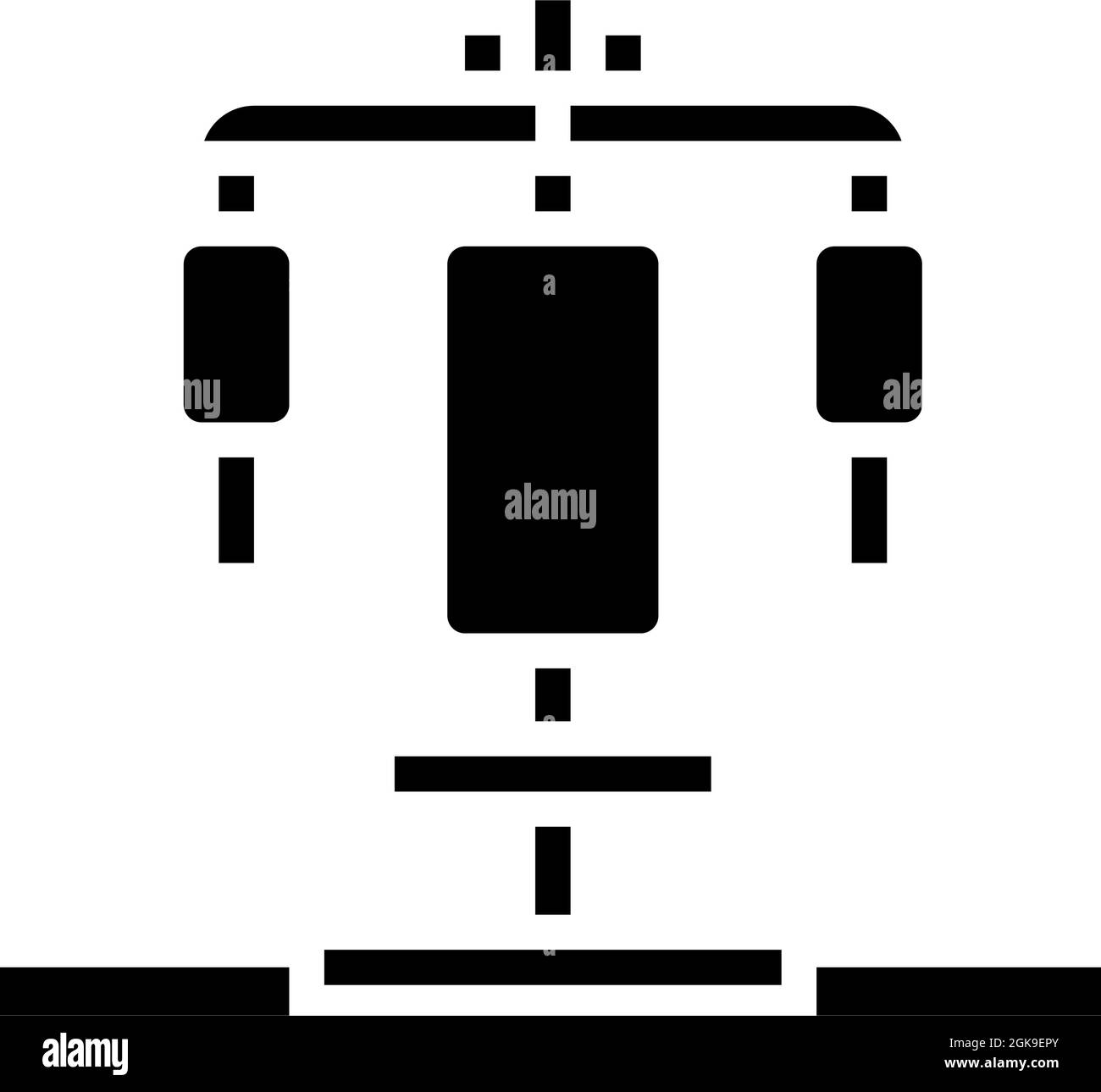 fitness station glyph icon vector illustration Stock Vector Image & Art ...