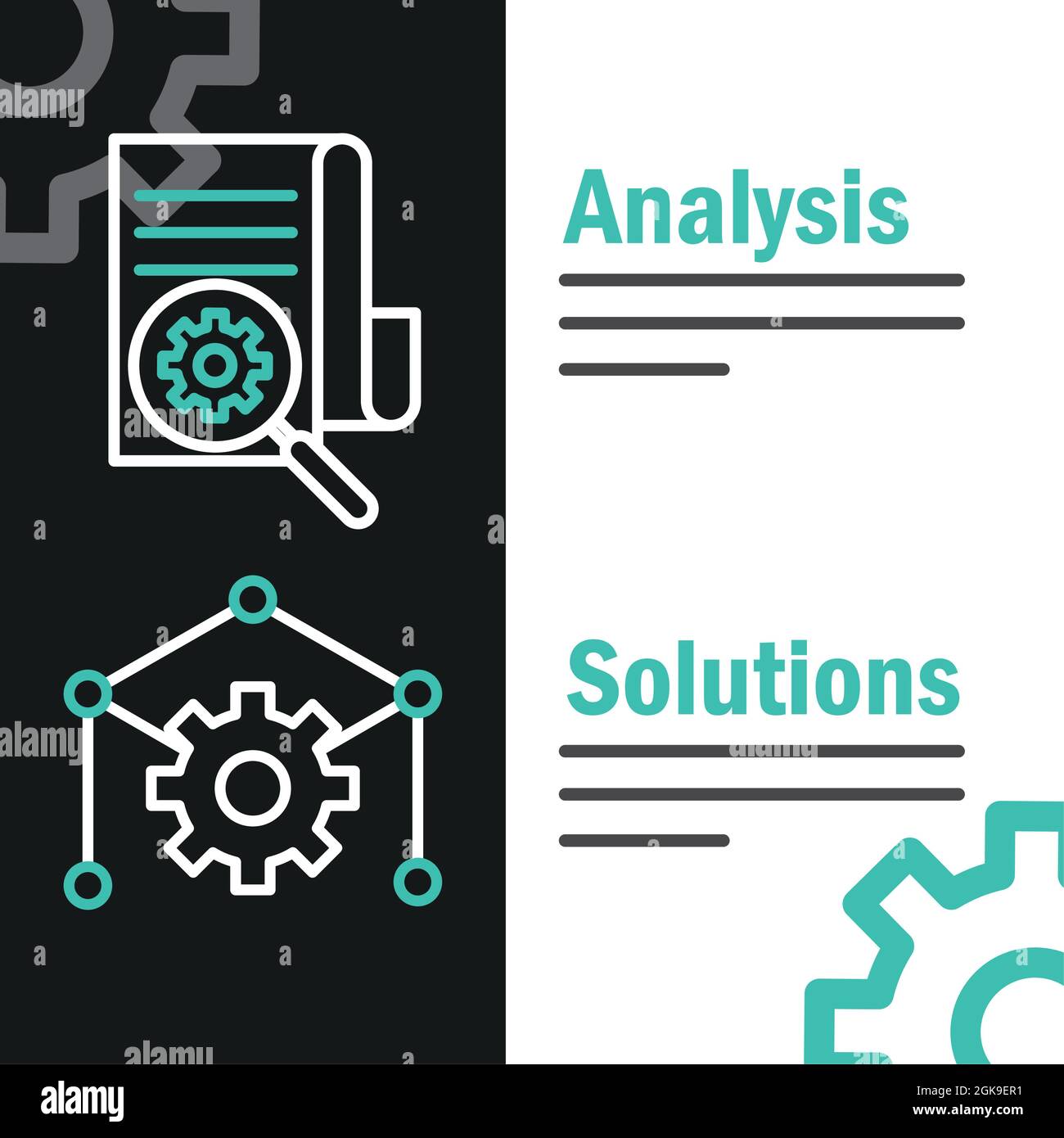 analysis and solutions Stock Vector Image & Art - Alamy