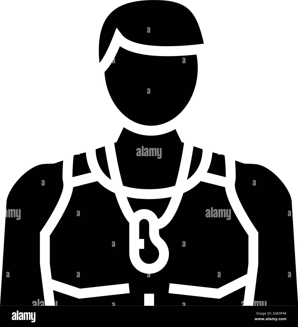 Man gym trainer treadmill Black and White Stock Photos & Images - Alamy