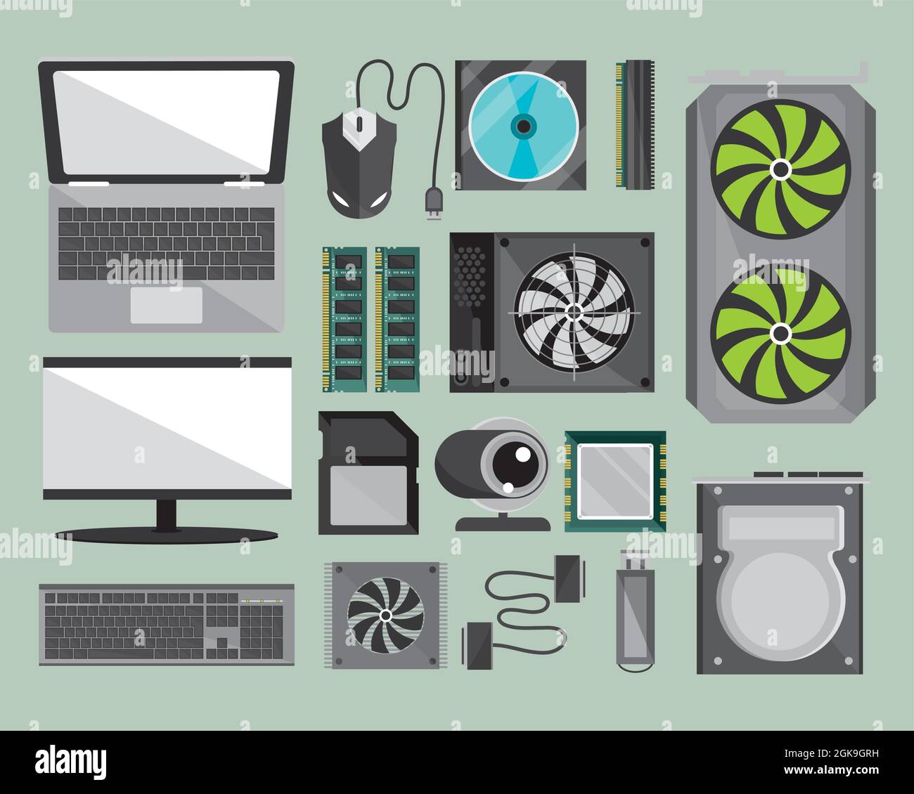 computer software icons Stock Vector Image & Art - Alamy