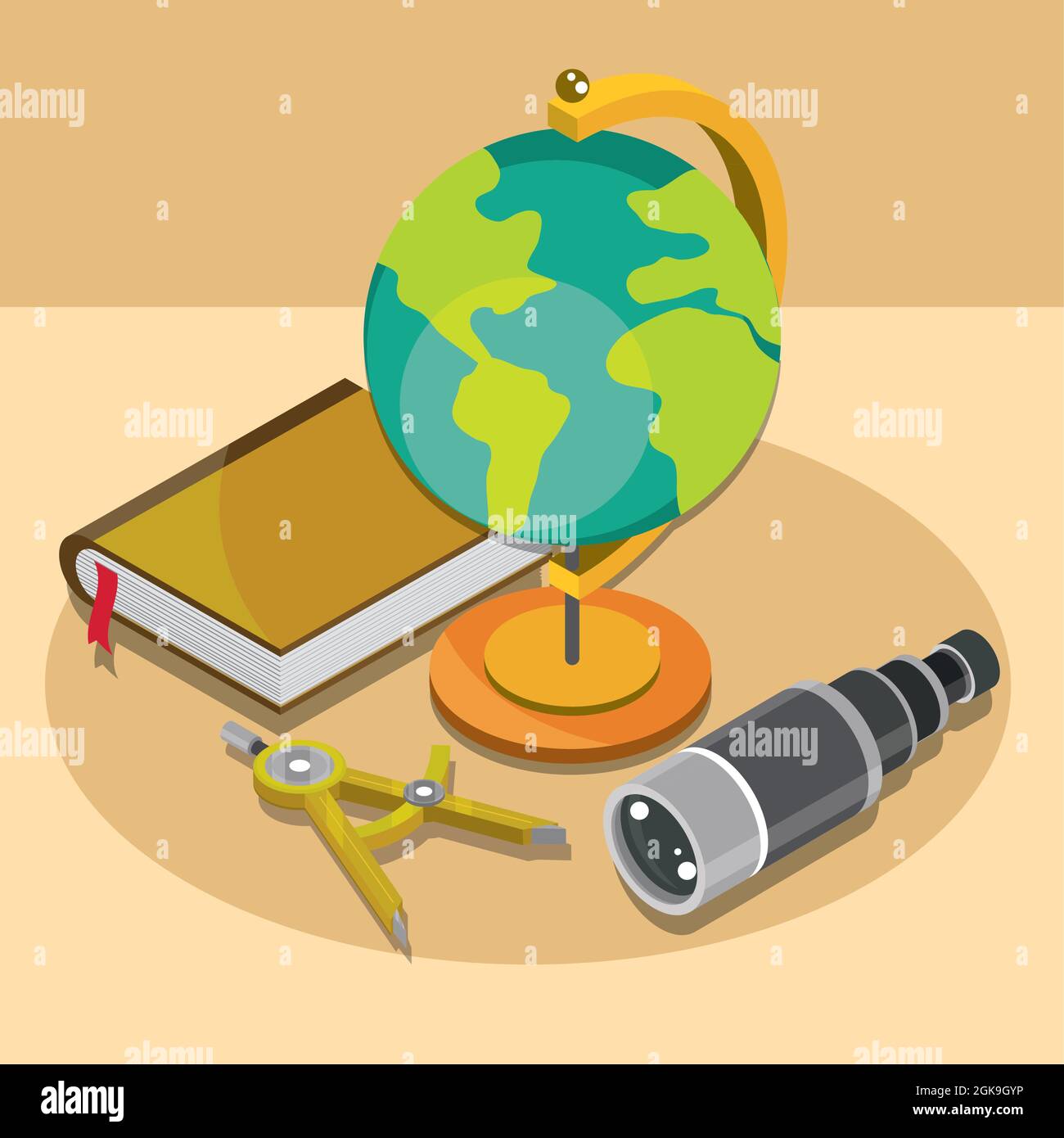 geography map book Stock Vector Image & Art - Alamy