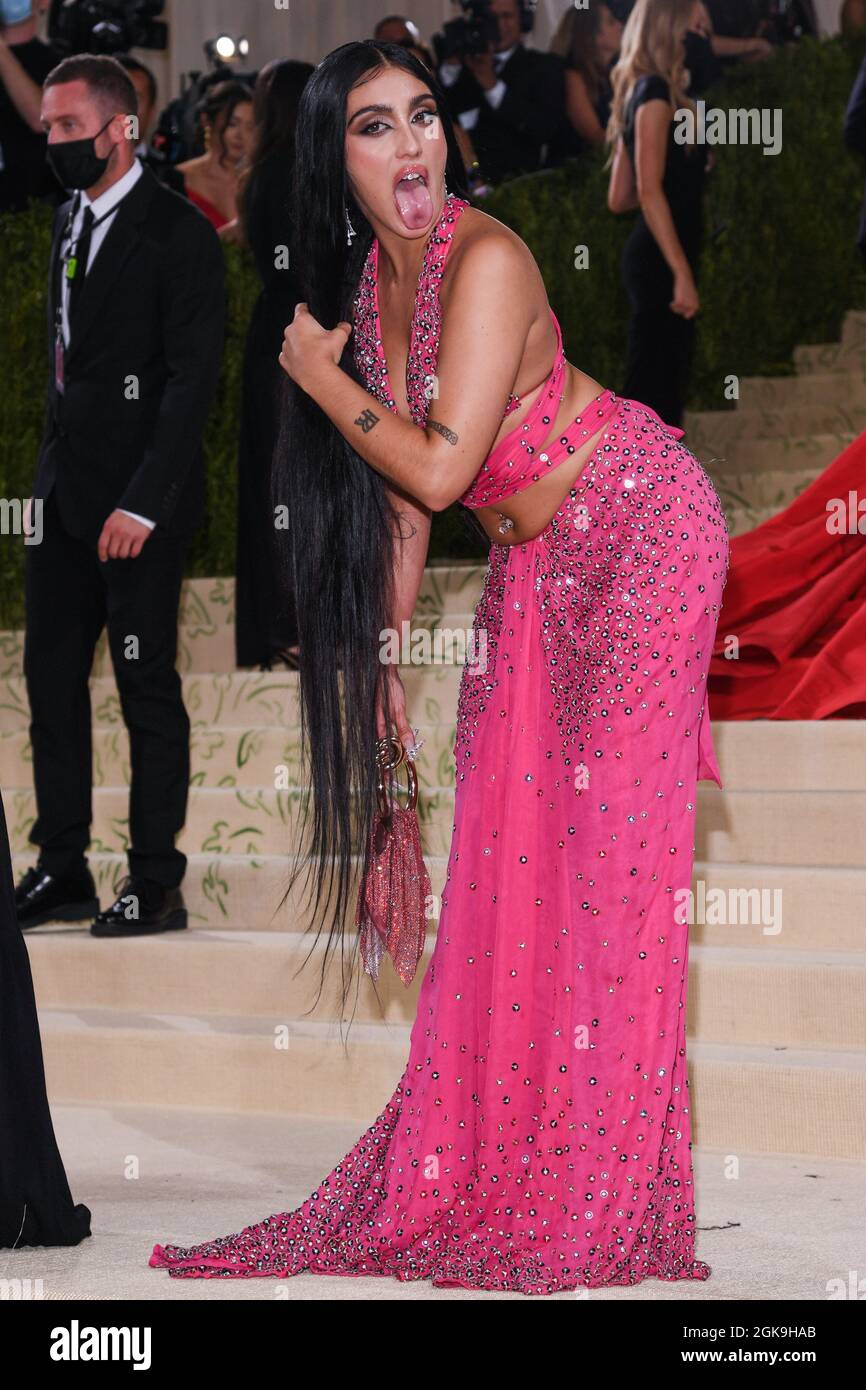 New York, USA. 13th Sep, 2021. Lourdes Leon walking on the red carpet ...