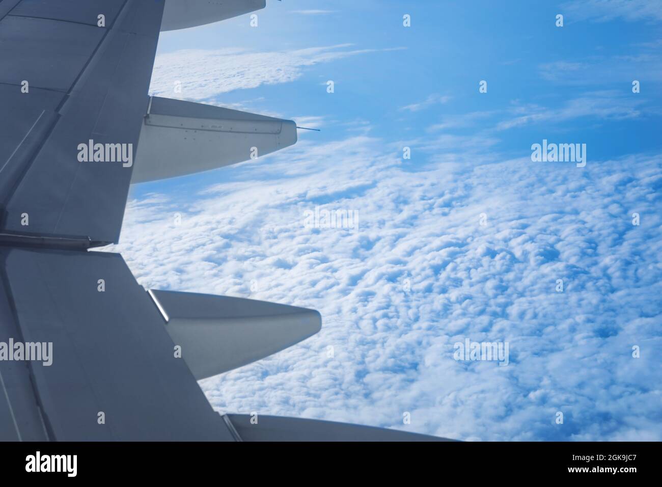 View from aircraft window Stock Photo - Alamy