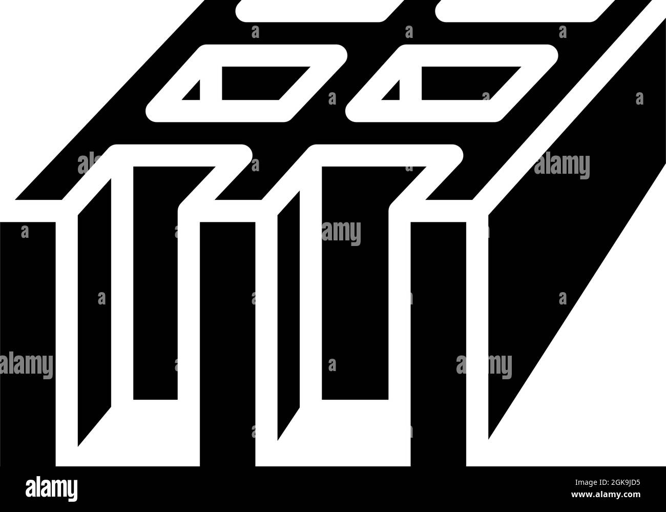 safety grating metal glyph icon vector illustration Stock Vector Image ...