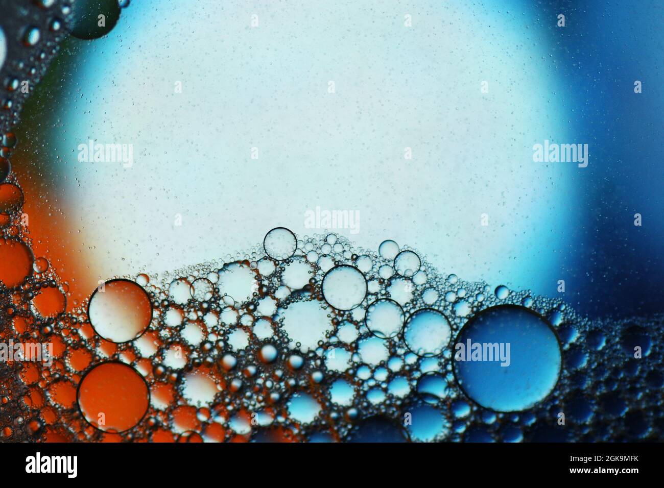 Mixture of oil and water background Stock Photo - Alamy