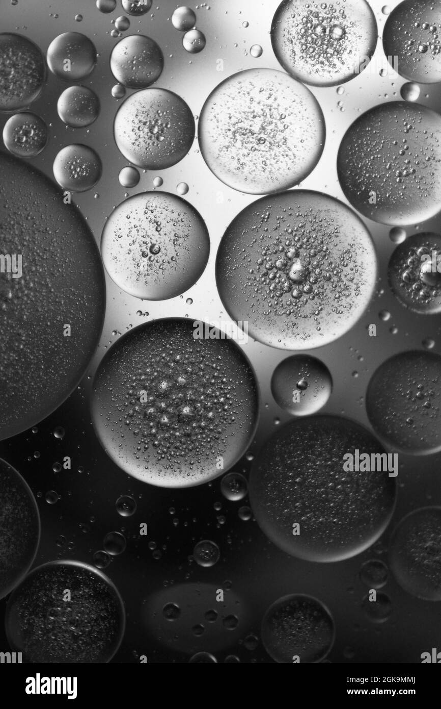 Mixture of oil and water background Stock Photo - Alamy