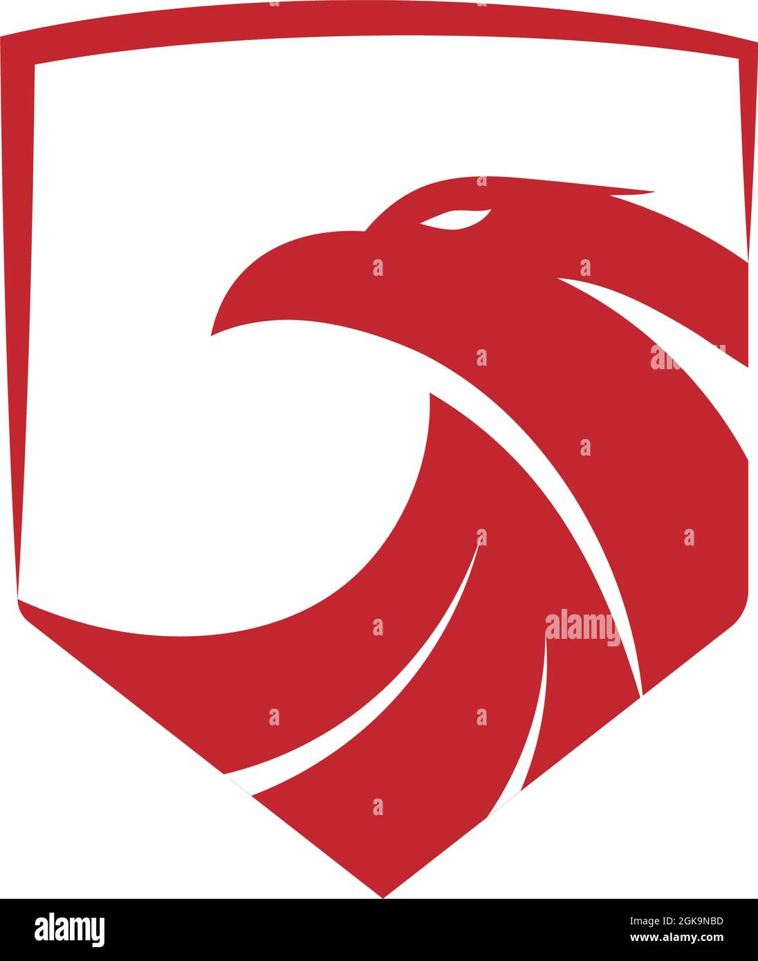 Eagle shield icon design template illustration isolated Stock Vector ...