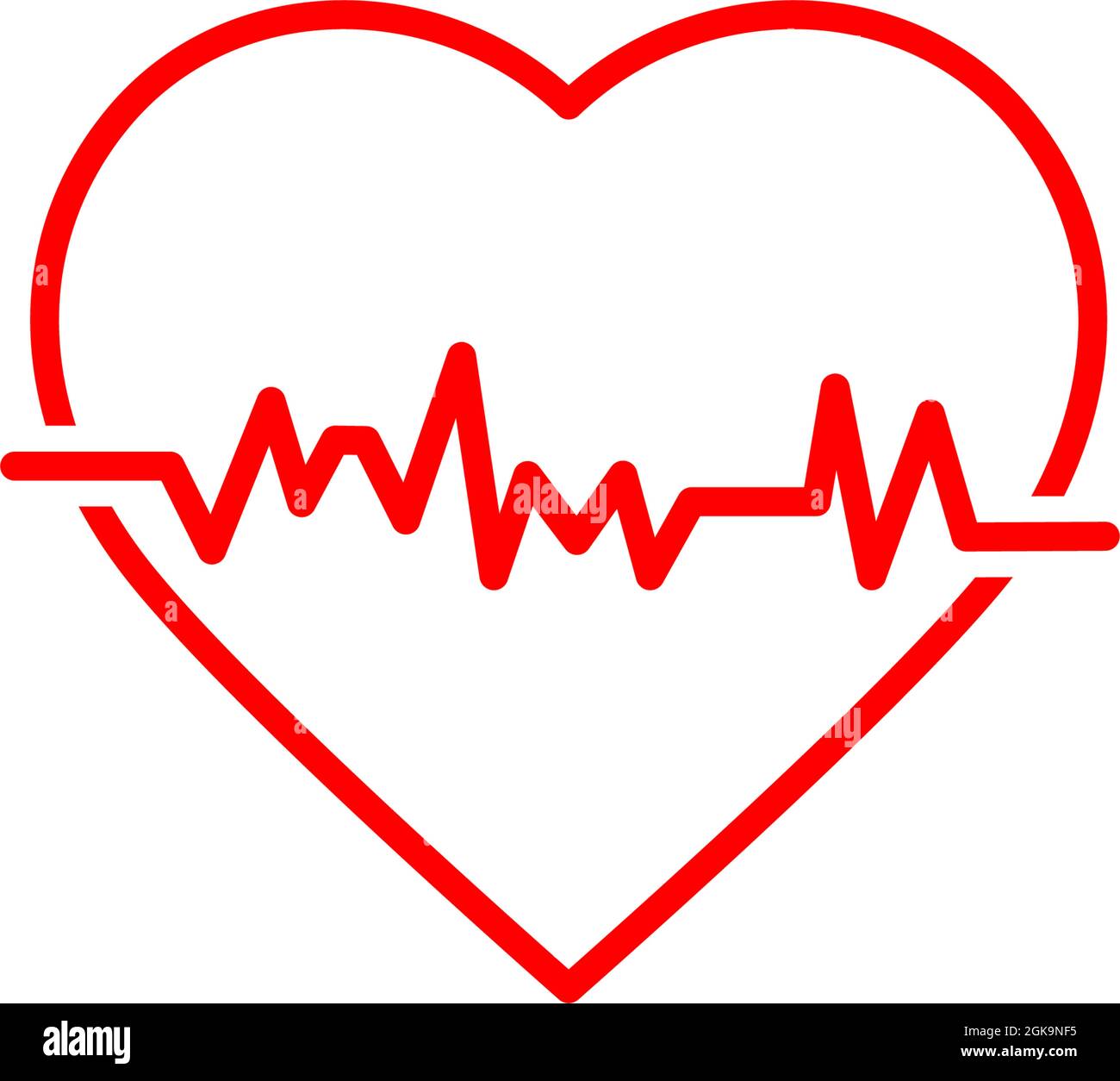 Pulse icon Stock Vector Images - Alamy