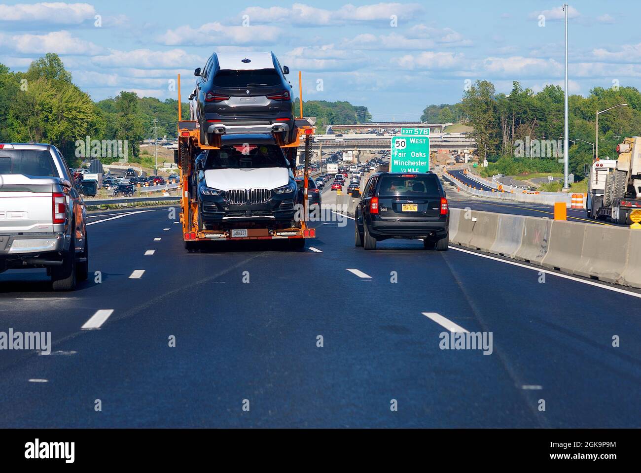 Interstate highway construction hi-res stock photography and images - Alamy