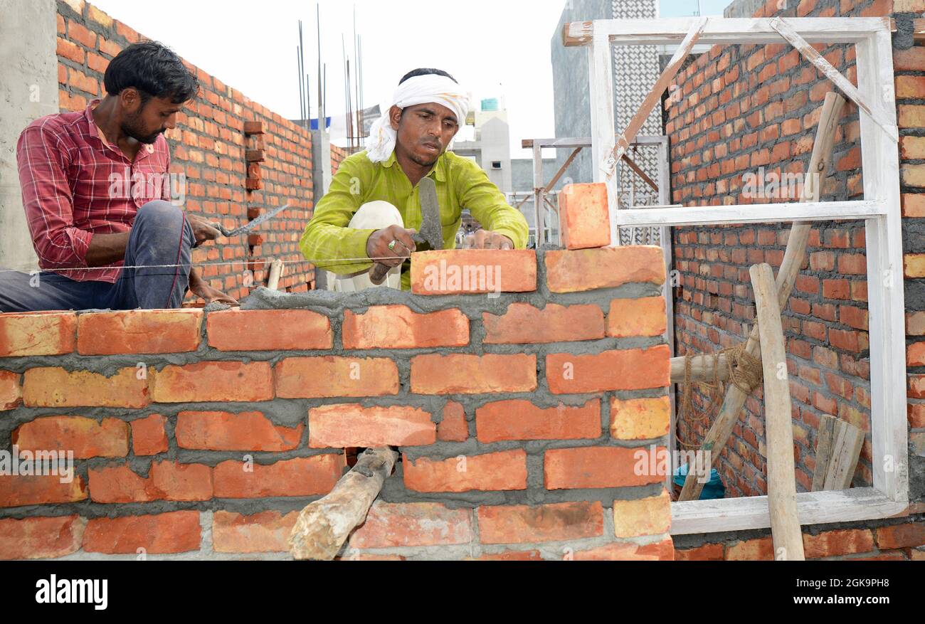 Man At Construction Site Stock Photo - Alamy