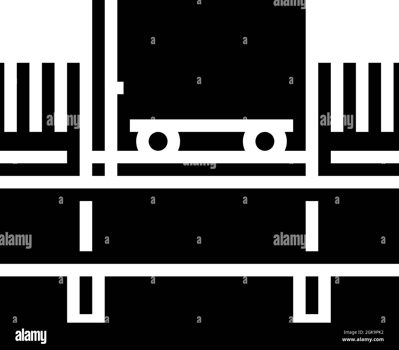 bulk handling system glyph icon vector illustration Stock Vector Image ...