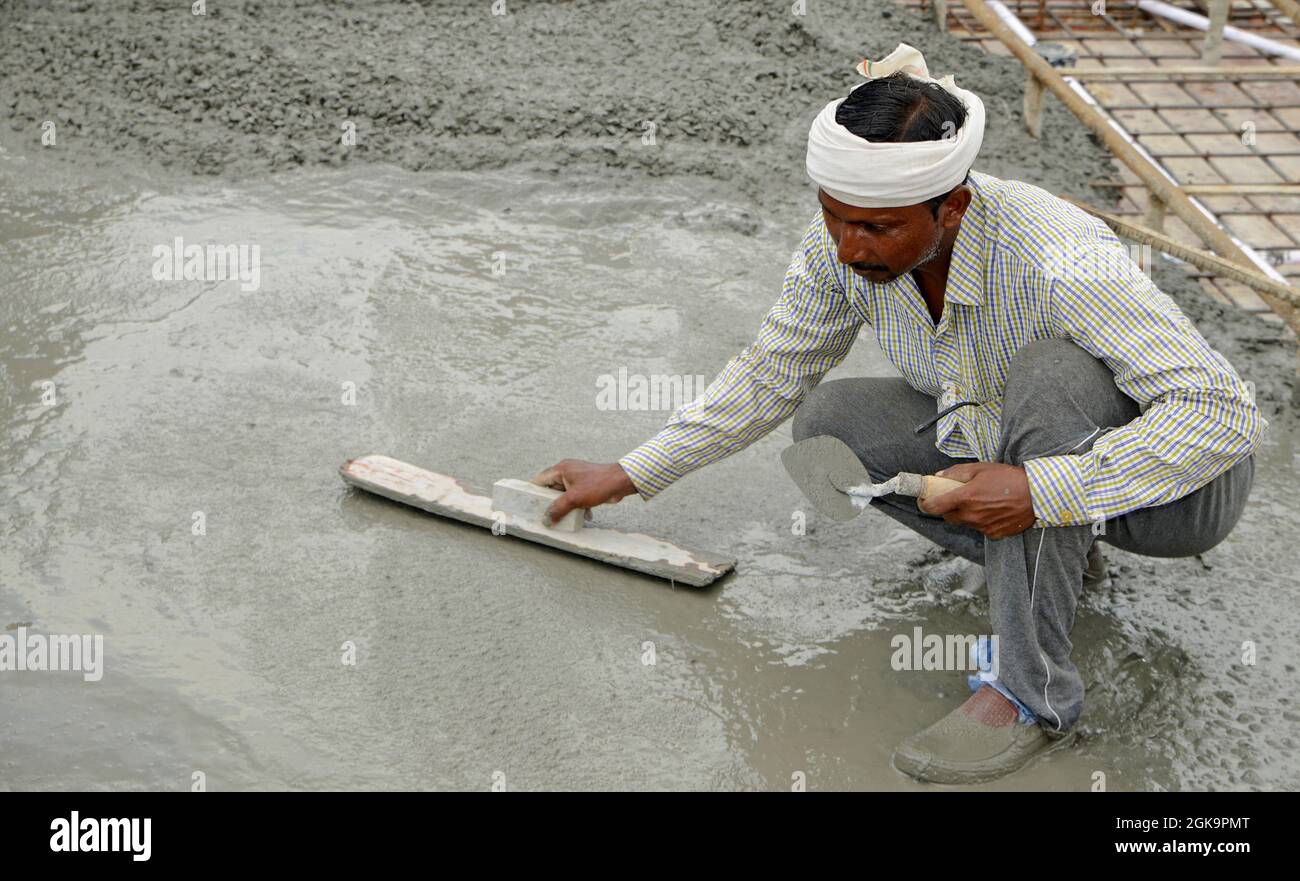 Man At Construction Site Stock Photo - Alamy