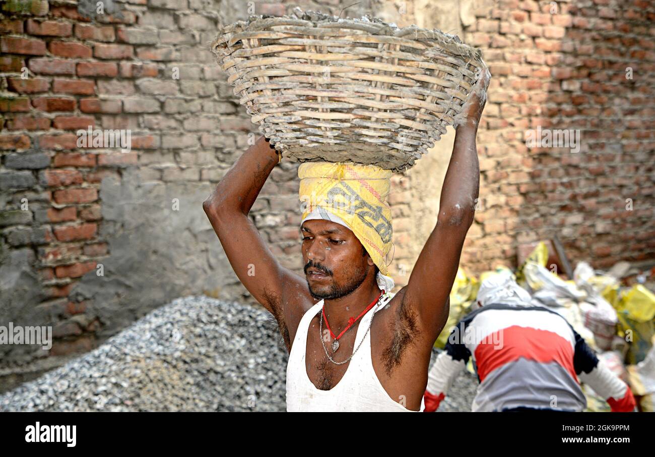Man At Construction Site Stock Photo - Alamy