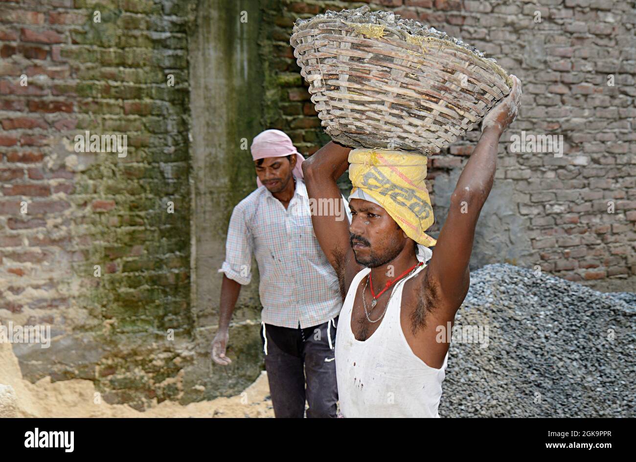 Man At Construction Site Stock Photo - Alamy