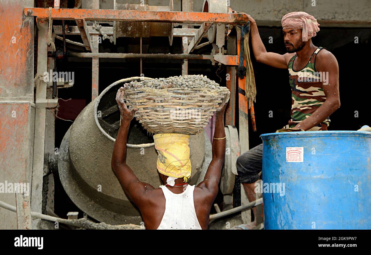 Man At Construction Site Stock Photo - Alamy